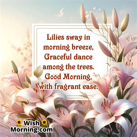 Good Morning Blossoms Short Poems To Brighten The Day Wish Morning