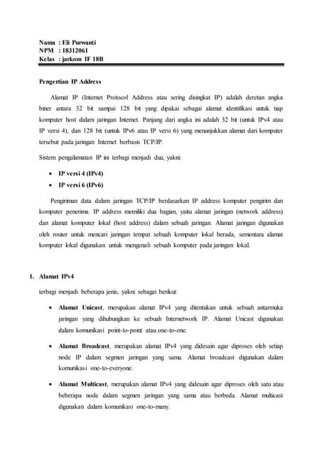 Protocol Ip Address Ppt