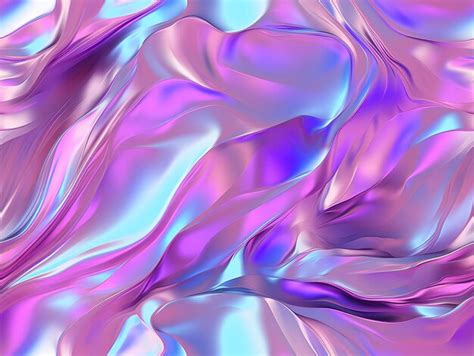 Premium Ai Image Seamless Repeatable Tile Iridescent Foil Background Wallpaper
