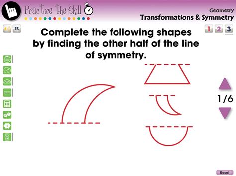 geometry transformations and symmetry practice the skill 3 mac