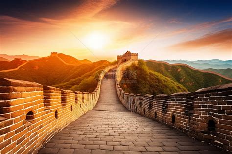 著名的长城景观高清图片下载 正版图片600776426 摄图网