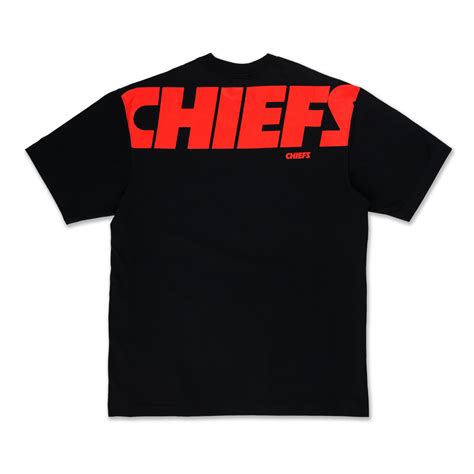 Kansas City Chiefs Nfl Black Oversized Short Sleeve T Shirt New Era