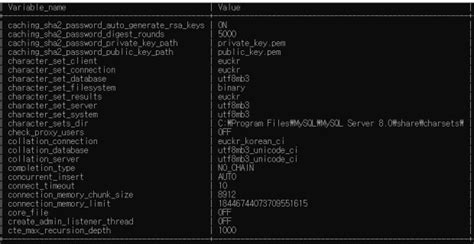 mysql utf8로 변경 질문입니다 지식in