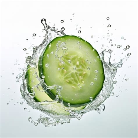 Premium Ai Image Fresh Cucumber Slices Premium Ai Image Fresh Cucumber Slices