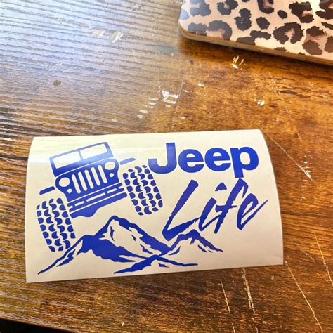 Jeep Life Decal Etsy