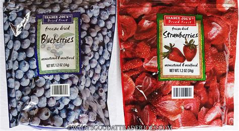 Whats Good At Trader Joes Trader Joes Freeze Dried Blueberries And