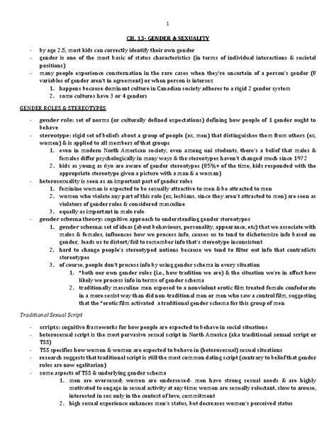 2075 Midterm 3 Notes Warning Tt Undefined Function 22 Ch 13 Gender And Sexuality By Age 2