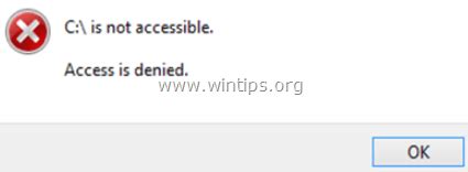 Fix Limited Permissions And Access Denied Problems After Windows 8 Or 8 1 Refresh WinTips Org