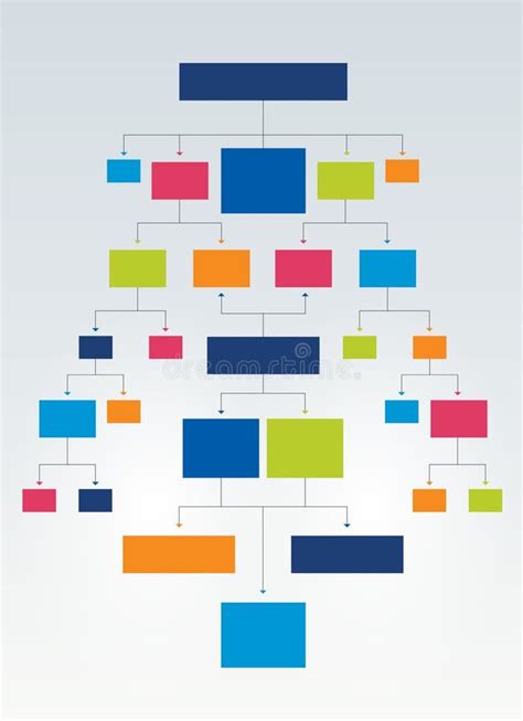 Flowchart Flow Diagram Structural Scheme Figure Infographic Stock