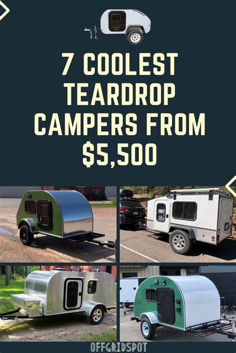 7 Cheap Teardrop Trailers For Cool Budget Campers Artofit