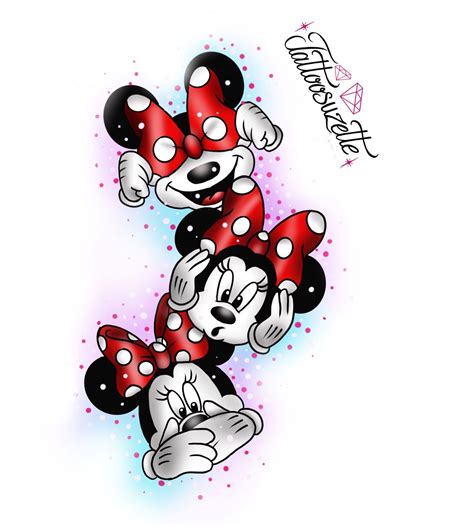 Disney Tattoo Design Hear See Speak No Evil Mickey And Minnie Tattoos Disney Tattoos Mickey