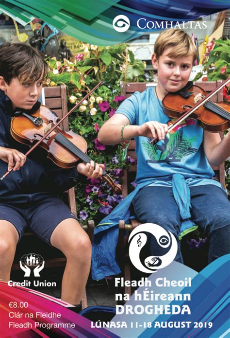 Stephen Dullaghan On Linkedin Drogheda Fleadh Cheoil 2019 Clár Mór Design Goes On Sale Soon