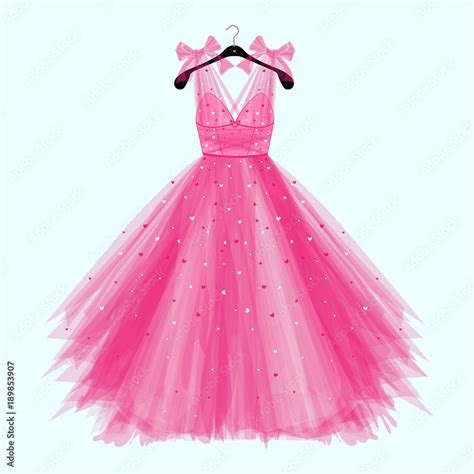 Pink Dresss Clip Art Library