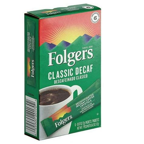 Folgers Decaf Coffee In Coffee