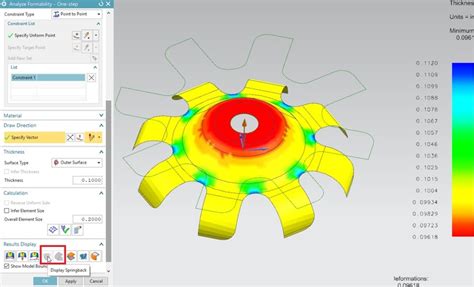 Analyze Formability One Step Display Springback
