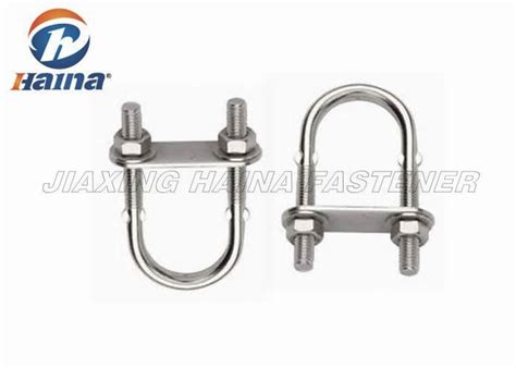Ss316 Ss304l Stainless Steel U Bolts And Washer For Metal Buliding