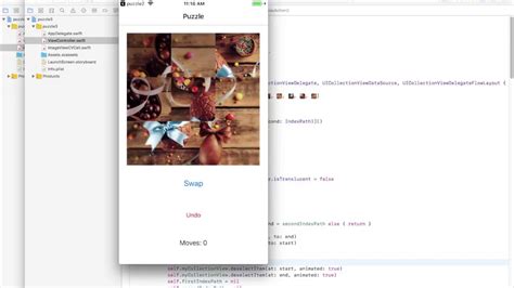 Create An Image Puzzle Game For Ios In Swift 4 And Xcode 9 Youtube