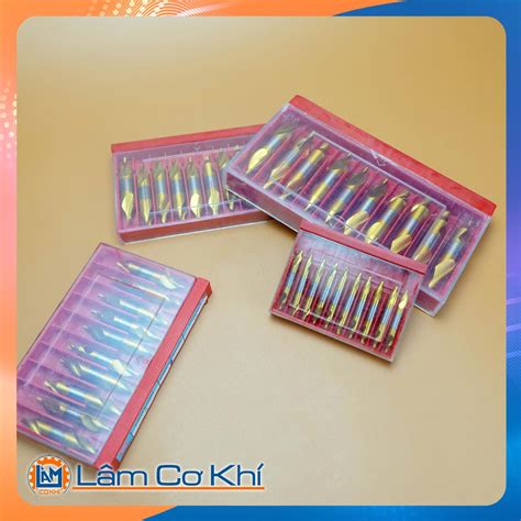 MŨi Khoan TÂm PhỦ Tin 2 ĐẦu Chuyên Thép Inox Lâm Cơ Khí