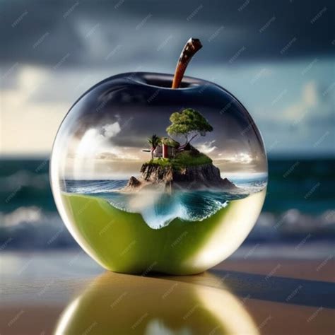 Premium Photo Apple Beach