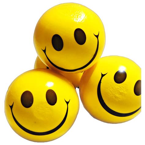 Smiley Face Squeeze Ball Yellow Ball Stress Reliver Ball Soft Squeeze