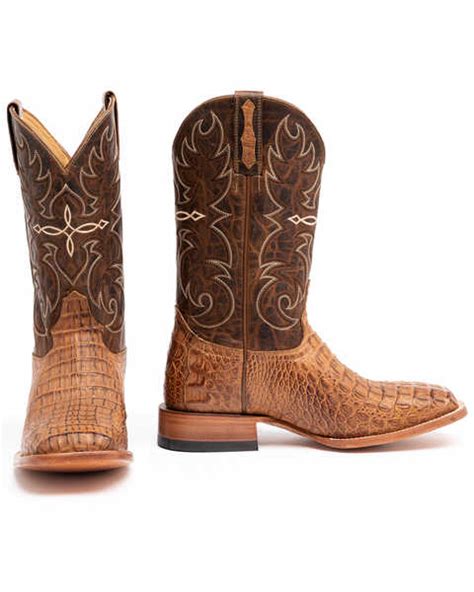 Mens Caiman Skin Boots Sheplers