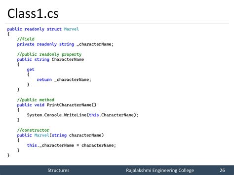 C Structures Computer Science And Engineering Department Ppt