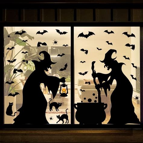 Halloween Decorations For Bay Window At John Moses Blog