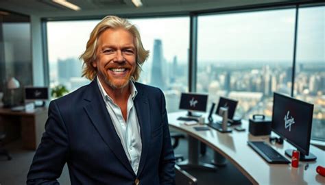 Richard Branson Founder Virgin Group Entrepreneur Extraordinaire
