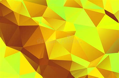 abstract triangulation geometric golden background stock vector
