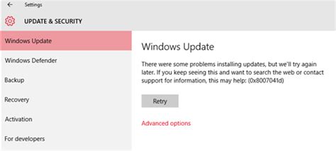 Fix Error Code 0x8007041d The Service Did Not Respond To The Start Or Control Request In A