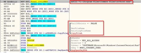 figure 7 additional payload and run registry entry cyble