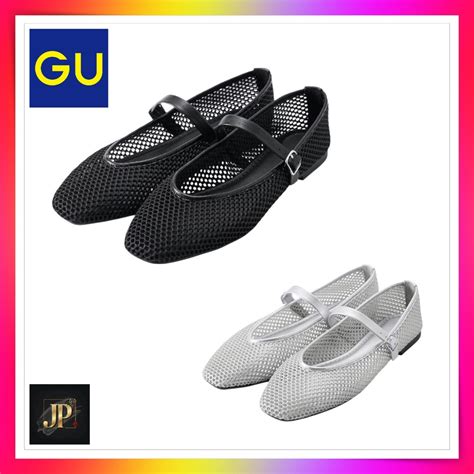 Gu รองเท้าเมชแมรี่เจน รุ่นปี 2025【gu Mesh Mary Jane Shoes 2025 Version