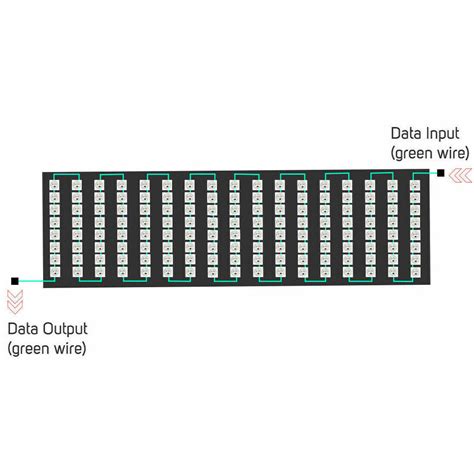 buy ws2812b rgb flexible led panel matrix programmable display screen controller online at