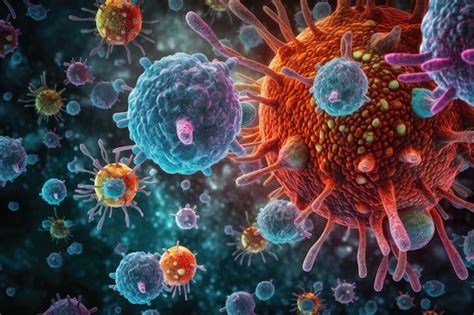 Premium Ai Image Virus Microscopic Infectious Agent Nucleic Acid Rna