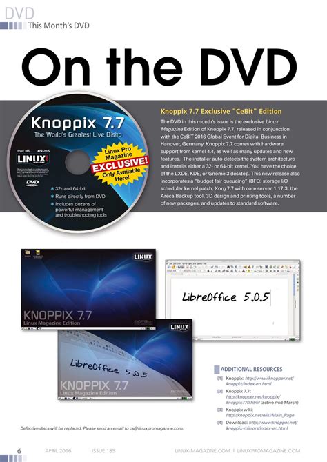 linux magazine 185 back issue