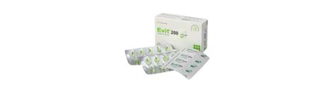 Evit 200 Mg Uses Side Effects Indication Dosages Doctlab