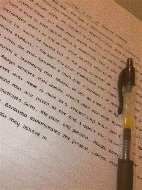 Pen Handwriting Examples
