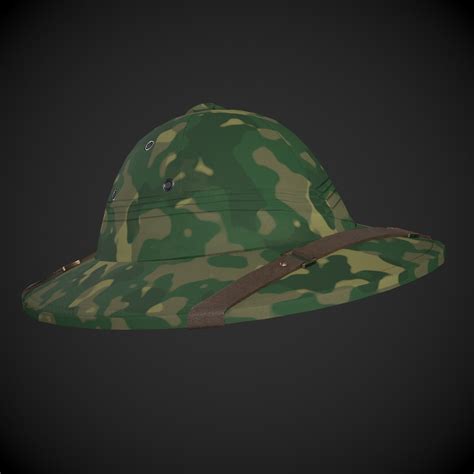 Pith Hat 3d Model Turbosquid 1991962