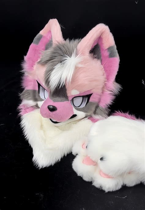 Kemono Style Fox Fursuit Lychee Martini Meemonster