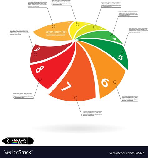 Modern Spiral Infographics Options Banner Vector Image