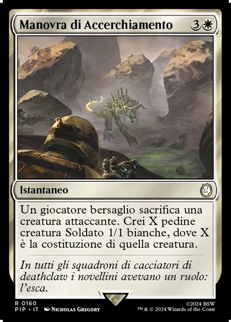 Manovra Di Accerchiamento Mtg Magic The Gathering—fallout 160