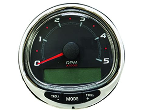 Mercury Sc1000 Tachometer 5000 Rpm Kit Black Quicksilver 79