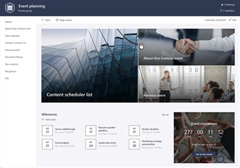 在 viva engage 中举行全体大会，并继续对话 sharepoint in microsoft 365 microsoft learn