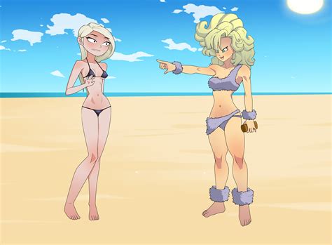 Rule 34 2girls Anoneysnufftan Arrest Ayla Chrono Trigger Beach Big