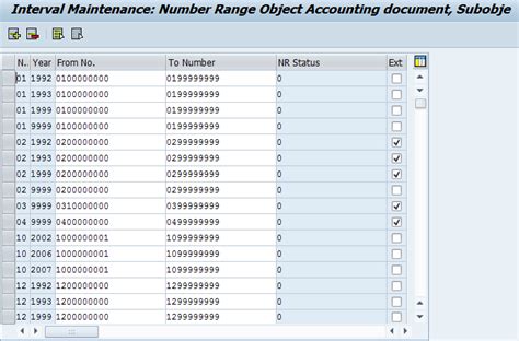Define Document Number Ranges For Data Entry View Fbn1 Elearning