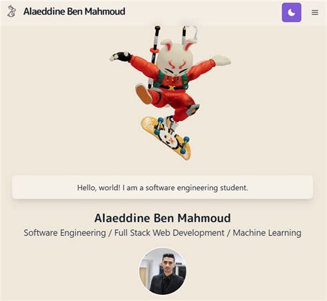 Alaeddine Ben Mahmoud On Linkedin Webdevelopment Portfolio Professionalgrowth Reactjs