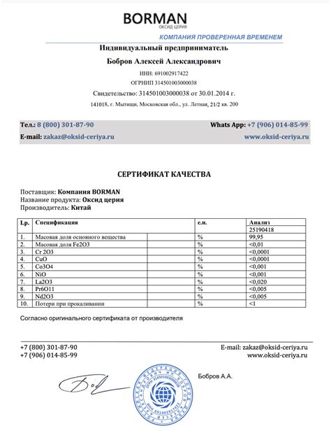 Фасовка 1000 кг. оксида церия