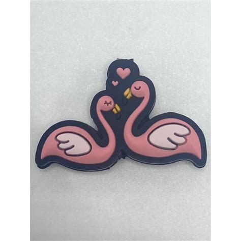 Pink Swan Love Silicone Focal Beads Beadable Bliss