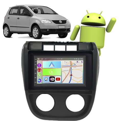 Kit Multimídia Android 7 Volkswagen Fox Spacefox Crossfox 2003 2009 Ecarshop