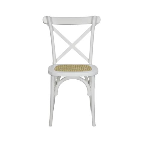 Jonathan Y Set Of 2 Cassis X Back Rattan Classic Traditional Dining Side Chair Wood Frame